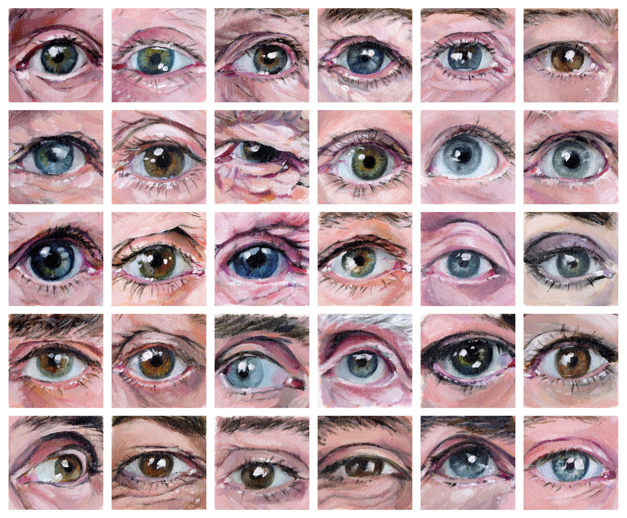 Eye portraits – Kate Pettitt